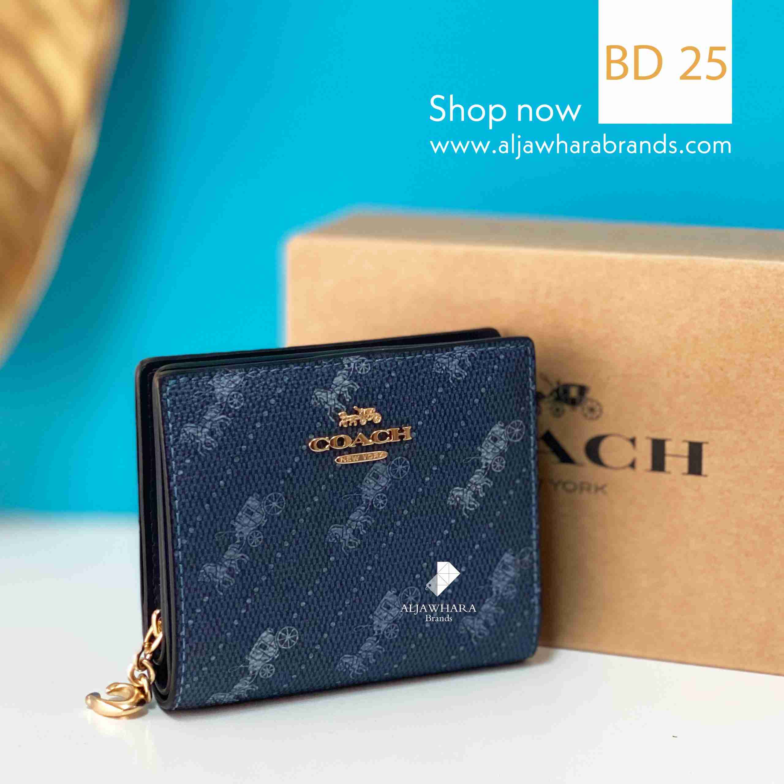 Coach wallet / blue – Aljawhara brands