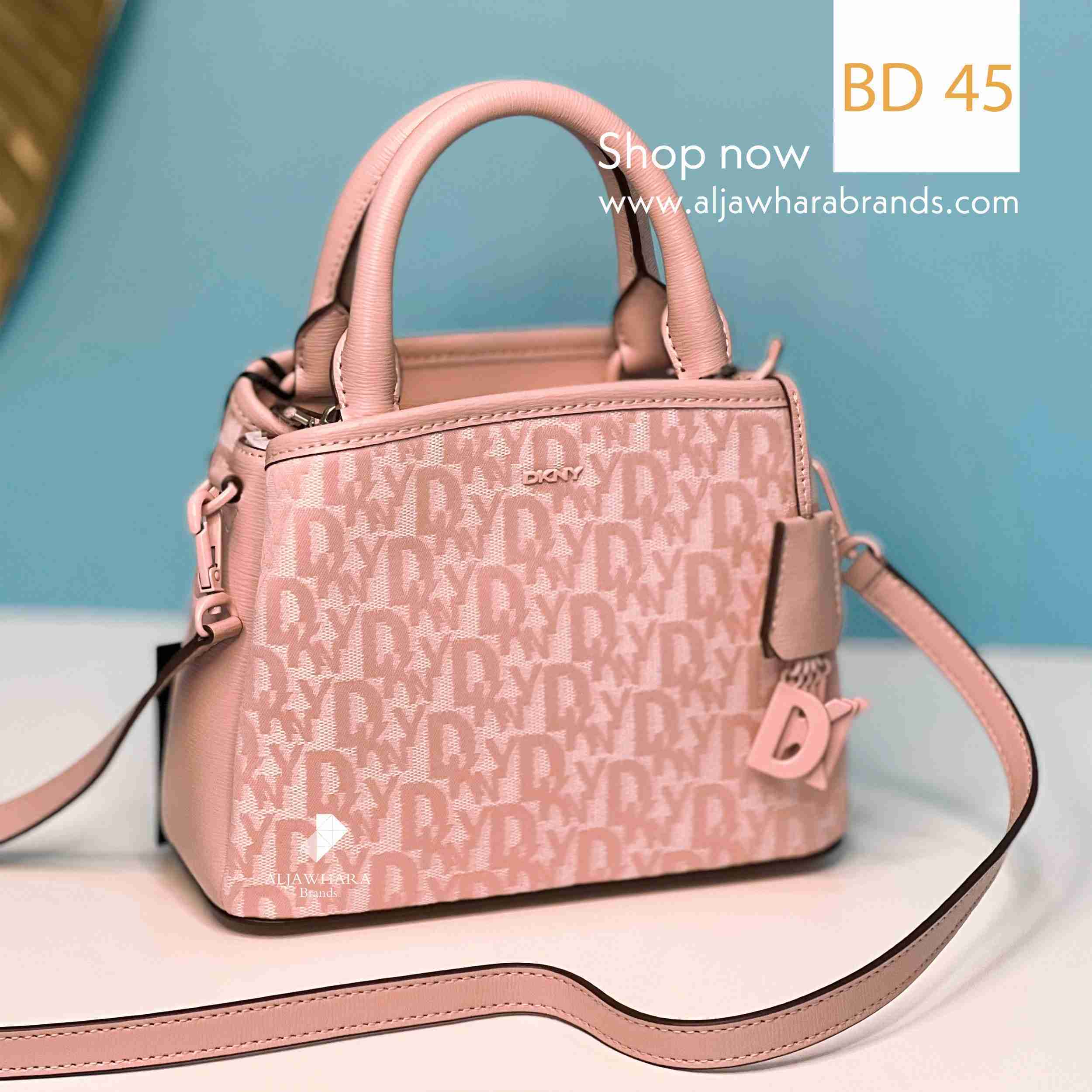 DKNY small satchel bag /pink – Aljawhara brands