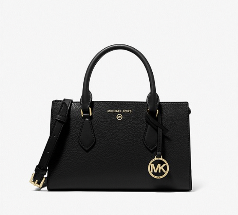 michael kors Valerie Small Pebbled Leather satchel/ black – Aljawhara ...