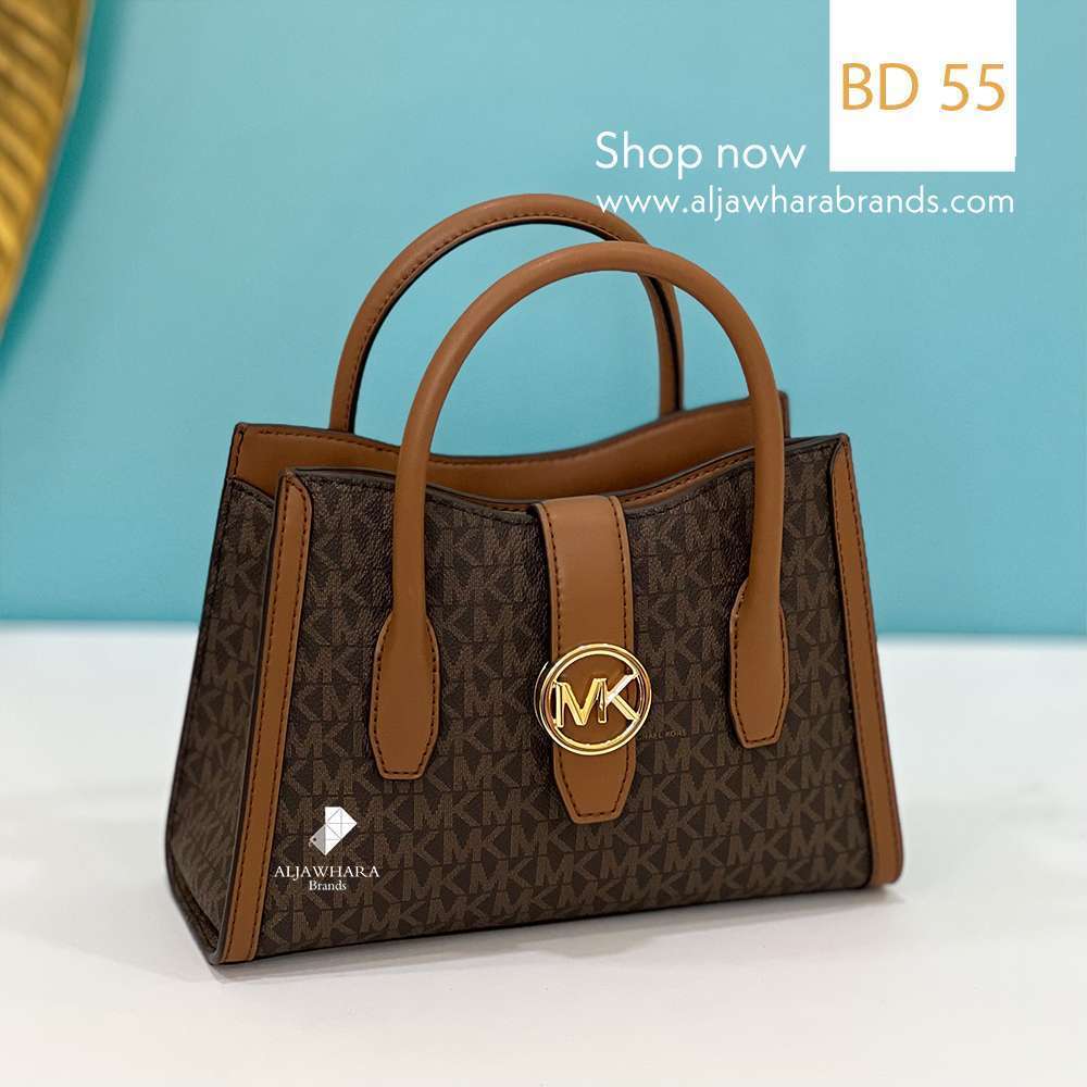 Michael Kors Gabby Small Satchel/ Brown signature – Aljawhara brands