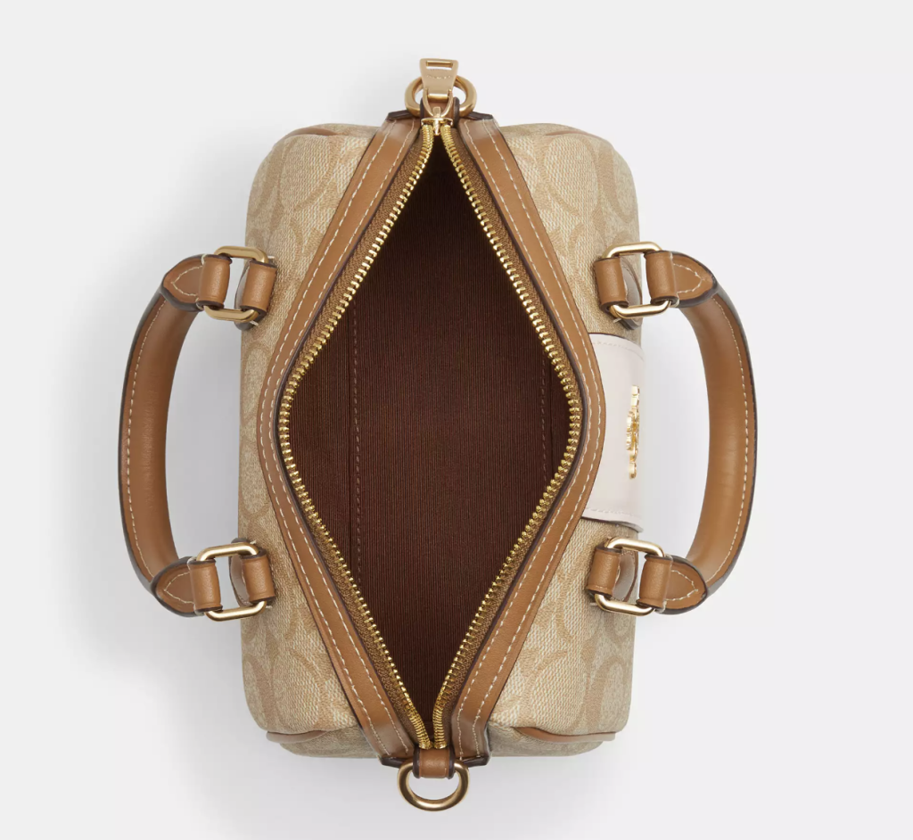 Coach Mini Rowan Crossbody In Signature Canvas With Stripe – Aljawhara ...