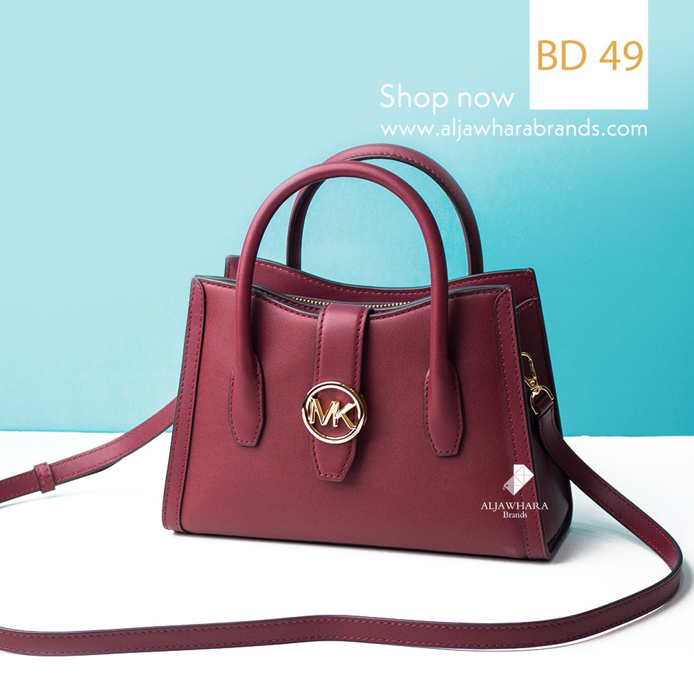 Michael Kors Gabby Small Satchel/ dark cherry – Aljawhara brands