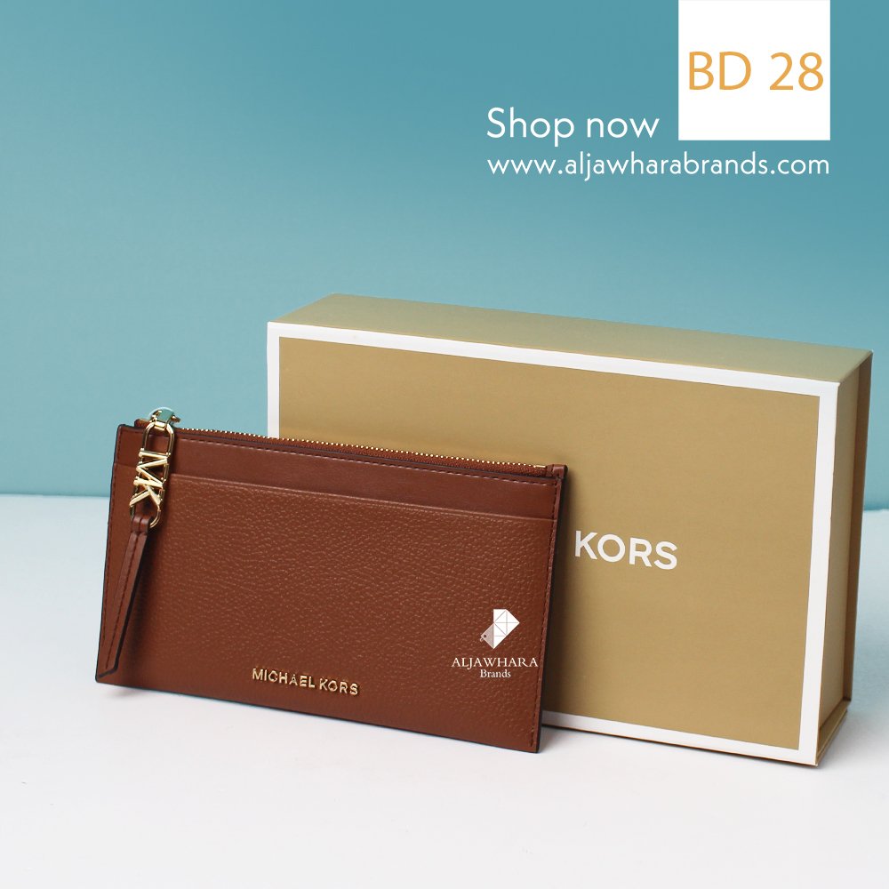 Michael Kors Empire Large Pebbled Leather Card Case/ luggage ...
